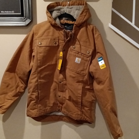 Carhartt | Jackets & Coats | Carhartt Wash Duck Sherpa Lined Utility Jacket | Poshmark